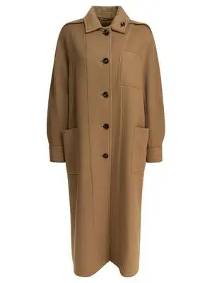 Max Mara Studio Button Detailed Coats For Women