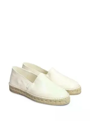 AMI Paris Leather Espadrilles - Neutrals