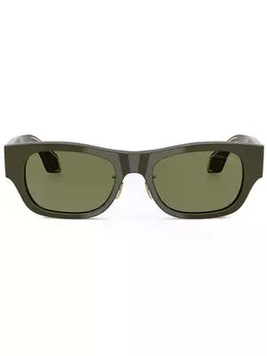 Giorgio Armani Rectangle-frame Sunglasses - Green