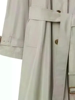 Burberry Long Silk Car Coat