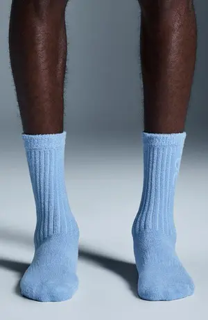 On Cotton Terry Crew Socks - Stratosphere