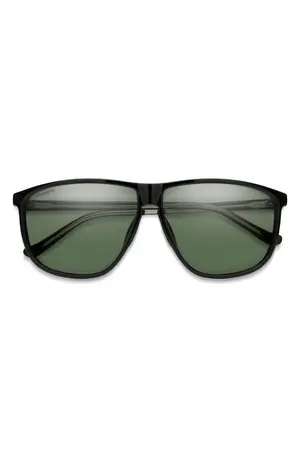 SMITH Mono Lake 63mm Chromapop™ Polarized Sunglasses - Black / Gray Green