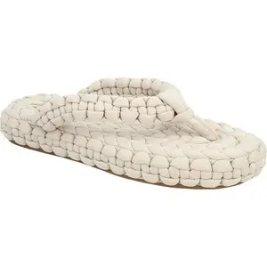 Mia Monako Woven Flip Flop - Sand