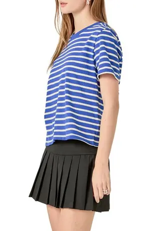 English Factory Striped Cotton T-shirt