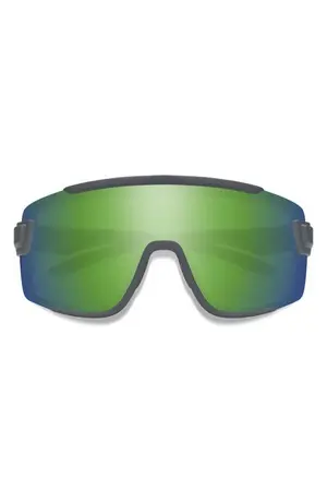 SMITH Wildcat Chromapop™ Shield Snow Goggles - Matte Cement / Green