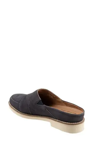 Softwalk Wessex Mule - Navy Nubuck