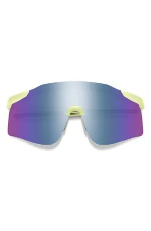 SMITH Smith Optics Defy 135mm ChromaPop™ Polarized Shield Sunglasses Lichen / Violet Mirror