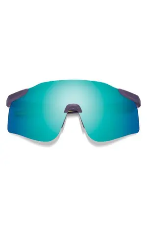 SMITH Optics Defy 135mm Chromapop™ Polarized Shield Sunglasses - Matte Purple / Cinder / Hi Viz