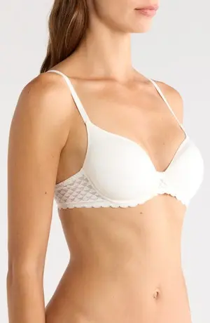 Simone Perele Subtile 3d Underwire Plunge Bra - Ivory