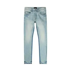 PURPLE BRAND Shadow Inseam Low Rise Slim Jeans - Blue