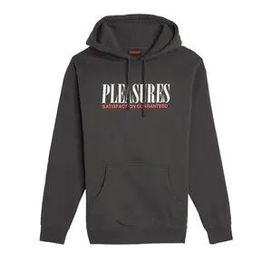 PLEASURES Satisfaction Hooded Sweatshirt - Black