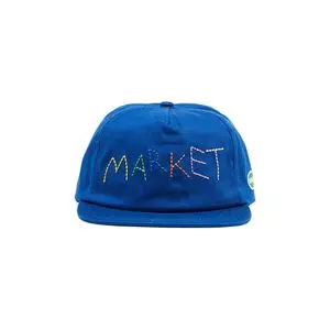 MARKET Soft Stitch 5-panel Cap - Blue