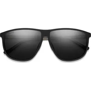 SMITH Round Sunglasses - Matte Black / Black
