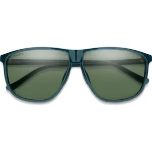 SMITH Round Sunglasses - Pacific Crystal / Gray Green