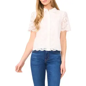 Cece Dupraz Scalloped Tops