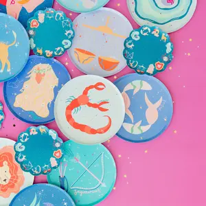 JOLLITY & CO Zodiac Themed Dessert Plates