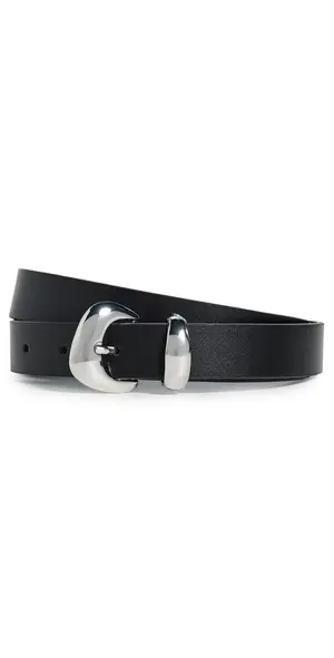 Good American Metal Buckle Belt - Black