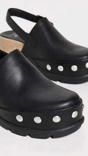 Sorel Roam'n Rvt Clogs - Black/black