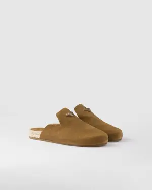 Prada Suede Mules