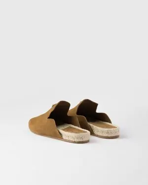 Prada Suede Mules