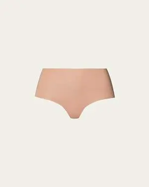 Hanro Invisible Cotton Full Mid-rise Briefs - Beige