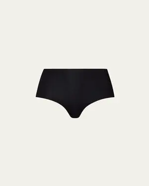 Hanro Invisible Cotton Full Mid-rise Briefs - Black