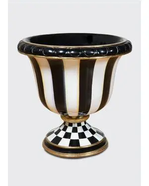 MACKENZIE-CHILDS Courtly Stripe Urn - Noclr