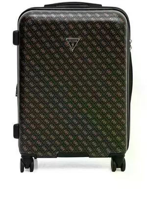Guess 4g-logo Luggage - Black