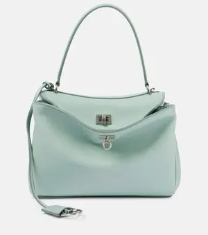 Balenciaga Rodeo Small Leather Top-handle Bag - Green