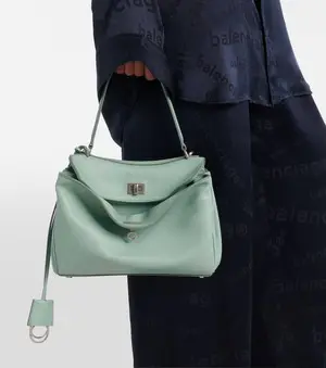 Balenciaga Rodeo Small Leather Top-handle Bag - Green