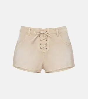Isabel Marant Étoile Delma Denim Shorts - Black