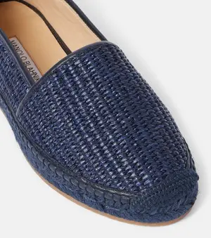 Manolo Blahnik Espadra Raffia Espadrilles
