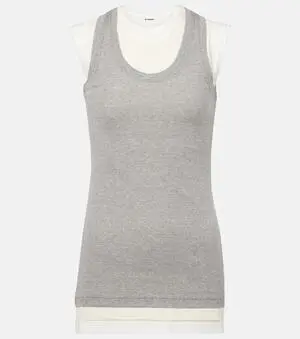 JIL SANDER Set Of 3 Cotton Tanks