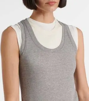 JIL SANDER Set Of 3 Cotton Tanks