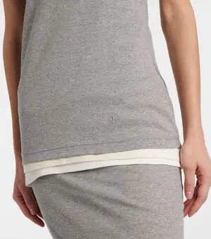 JIL SANDER Set Of 3 Cotton Tanks
