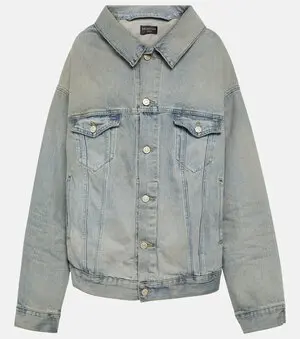 Balenciaga Oversized Denim Trucker Jacket