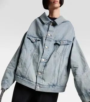 Balenciaga Oversized Denim Trucker Jacket