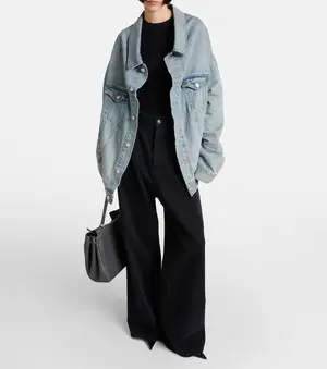 Balenciaga Oversized Denim Trucker Jacket