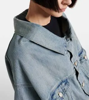 Balenciaga Oversized Denim Trucker Jacket