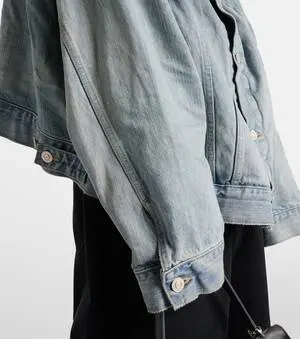 Balenciaga Oversized Denim Trucker Jacket