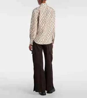 Burberry Printed Silk Poplin Shirt - Multicoloured