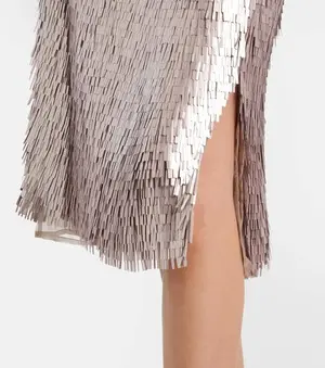 RÓHE Sequined Pencil Skirt