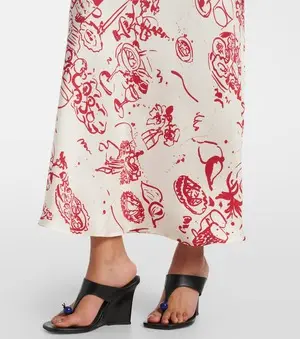Asceno Printed Maxi Dress