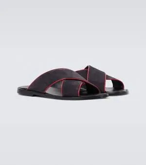 Manolo Blahnik Otawi Suede Sandals
