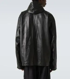 Balenciaga Hooded Leather Blouson