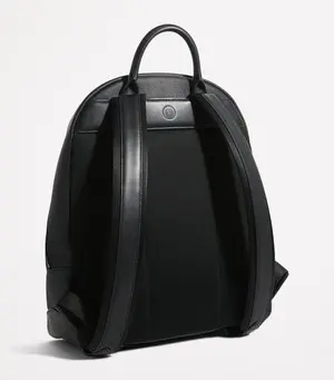 Harrods Saffiano Leather Backpack
