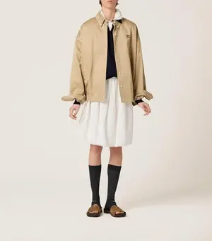 Miu Miu Cotton Chino Blouson Jacket