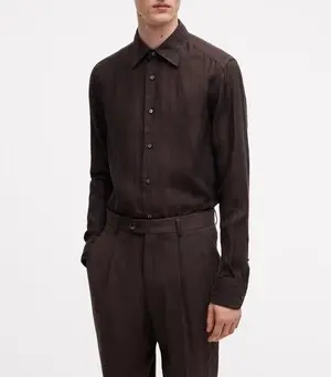 BOSS Linen Slim Shirt