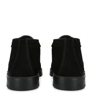 Santoni Suede Detroit Roccia High-top Loafers