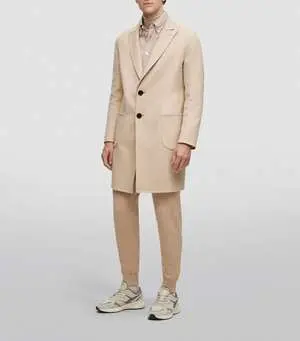 BOSS Camel Hair Overcoat